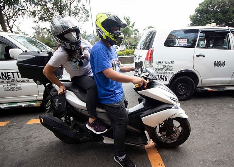 La Trinidad allows pillion riding