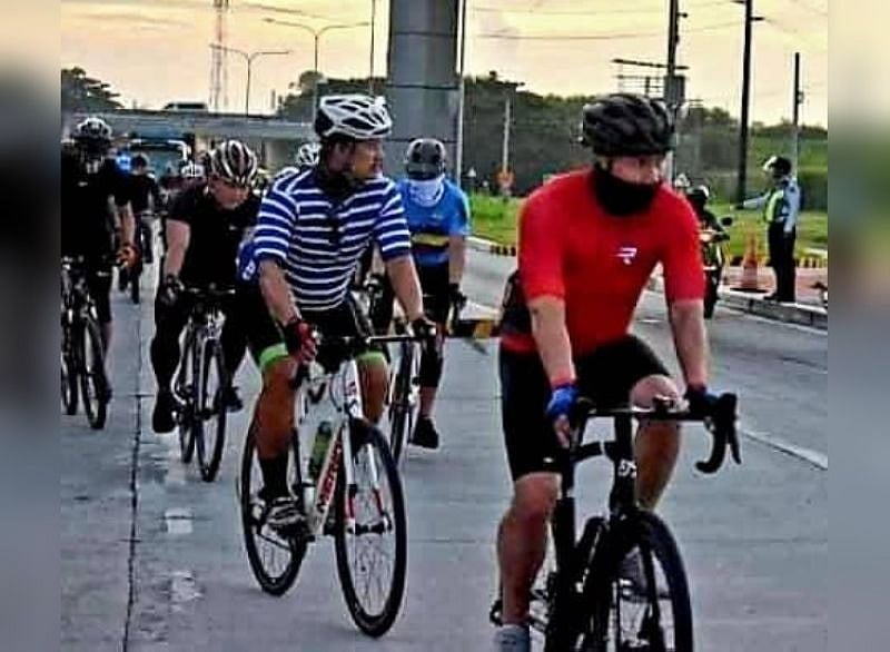 Bike ride at Clark
