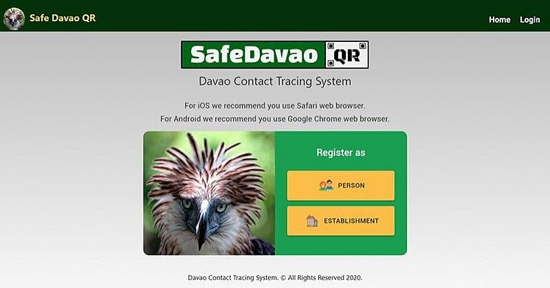 Davao City to enforce QR code system for contact tracing