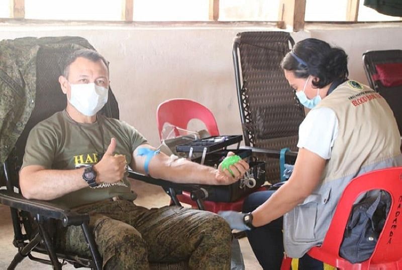 Army unit holds bloodletting activity