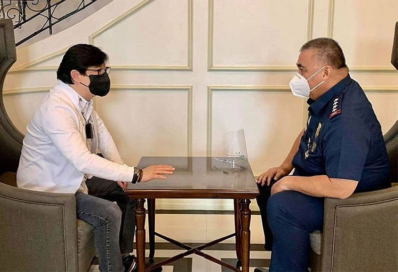 Philippine National Police Chief Debold Sinas visits Cebu