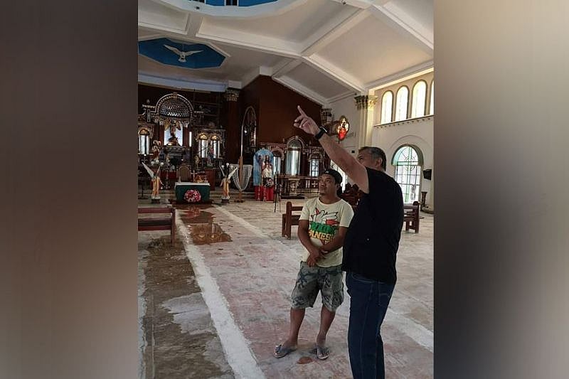 Masantol church undergoes renovation