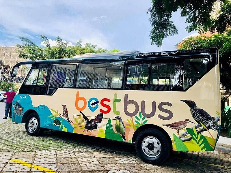 Davao City launches electric bus service