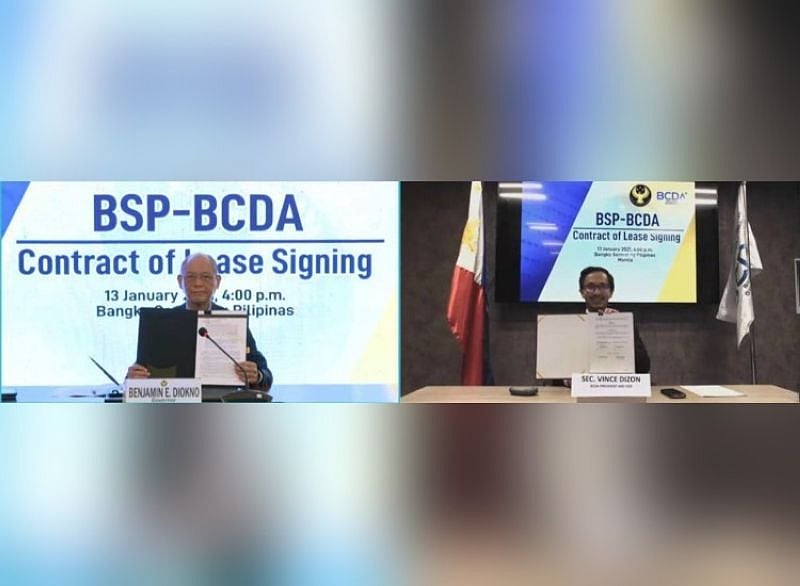 BCDA, BSP sign contract lease for new site at NCC
