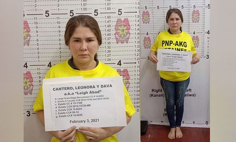 Woman in 'large-scale estafa' nabbed in Cebu
