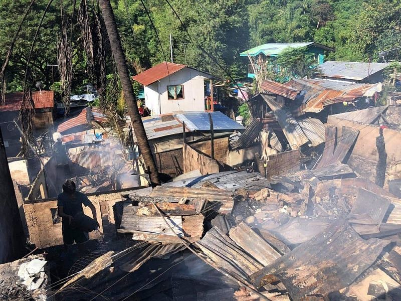 Fire razes 40 homes in Lagtang