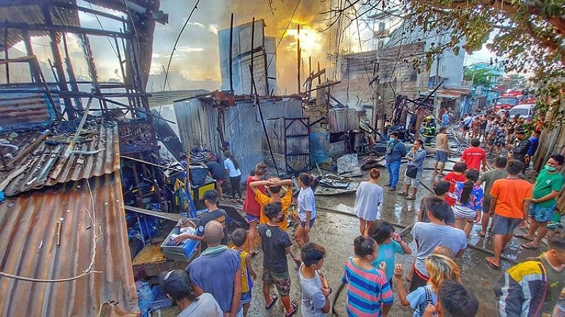 Fire razes 59 houses in Mambaling