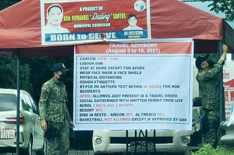 Quarantine checkpoint