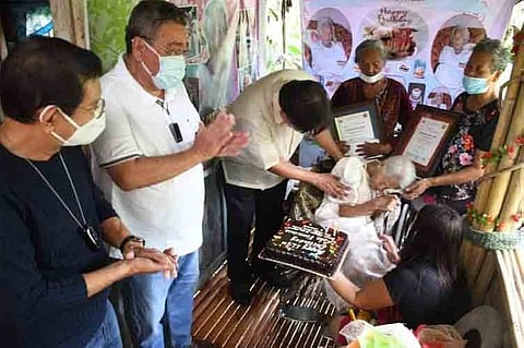 Surprises greet 'oldest living Filipino' on 124th birthday
