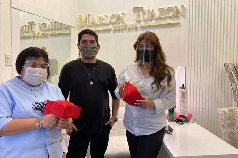 Kapampangan designer donates face masks to 'Bale Pusu' wards