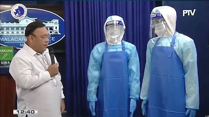 Duterte on damaged face shields: Just fix them