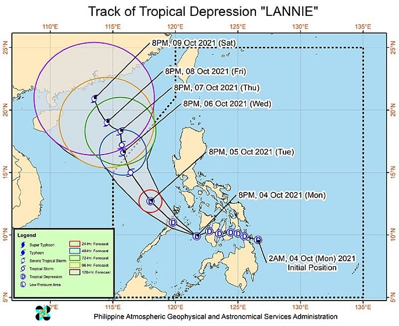 'Lannie' may make landfall in Palawan-Calamian area