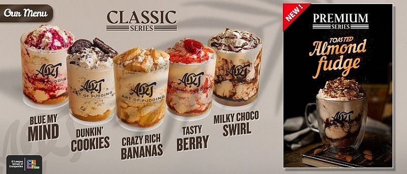 A feast for the eyes and palate from 'The Art of Pudding'