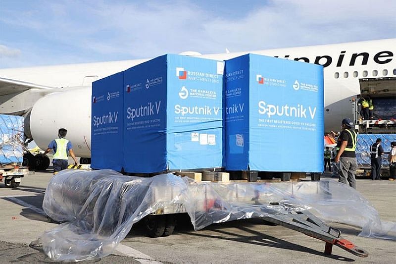 Philippines receives 2.7M doses of Sputnik V
