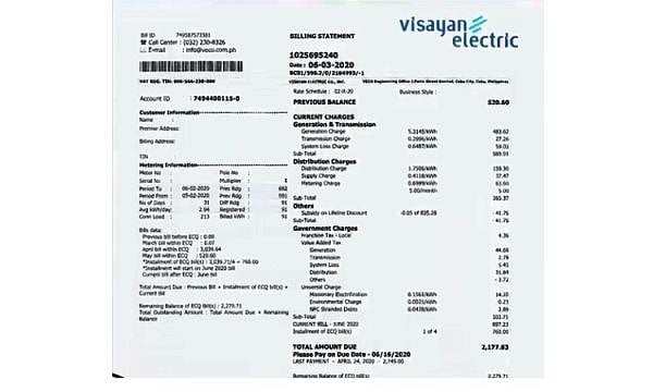 Visayan Electric resumes meter reading and billing for all customers