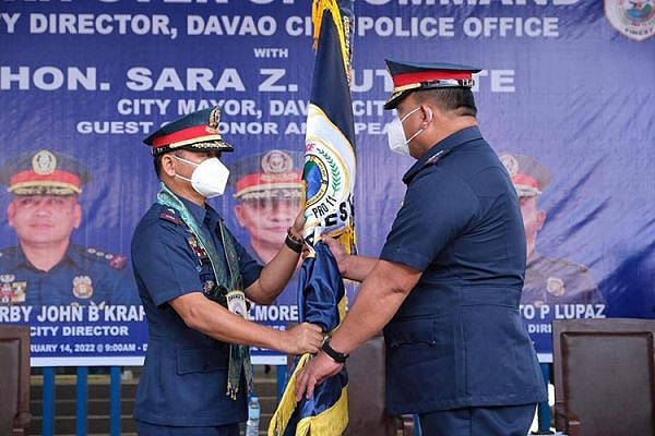 Davao City welcomes new police chief