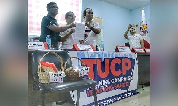 TUCP seeks hike in minimum wage to P834 per day in Central Visayas