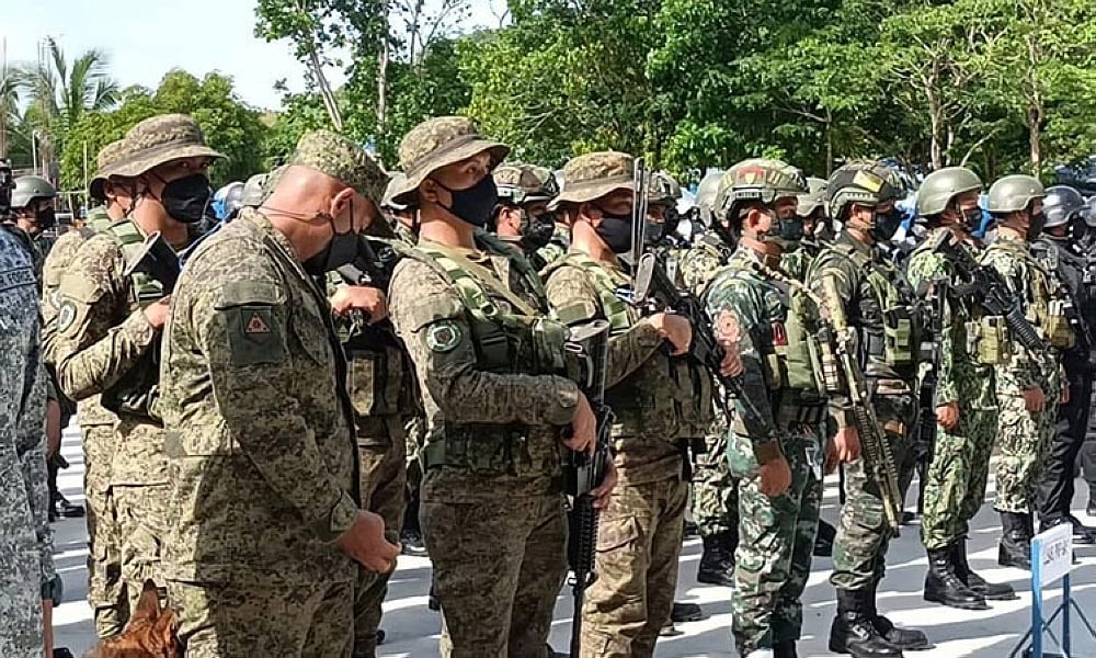 Comelec, PNP, Army lead send-off of security forces ahead of 2022 polls