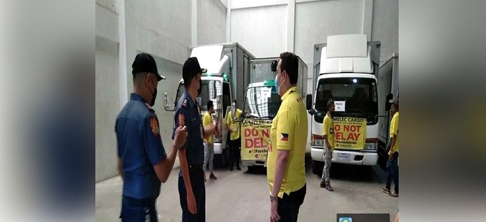 Election paraphernalia delivered in Bacolod polling centers