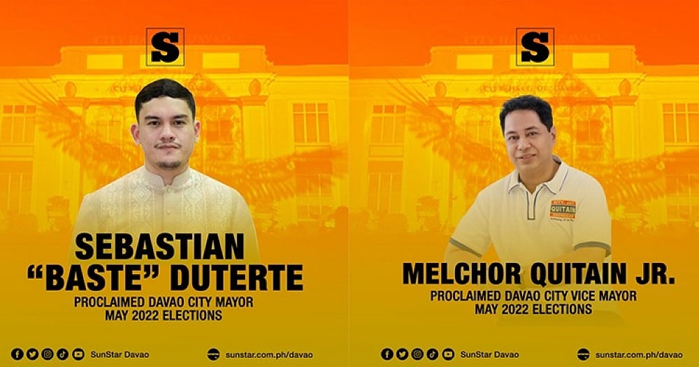 Sebastian Duterte Declared 19th Mayor of Davao City; Melchor Quitain Jr ...