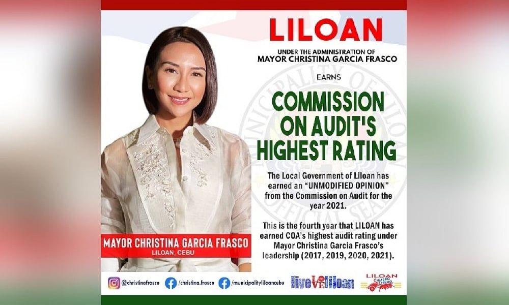 Liloan earns highest COA audit rating anew