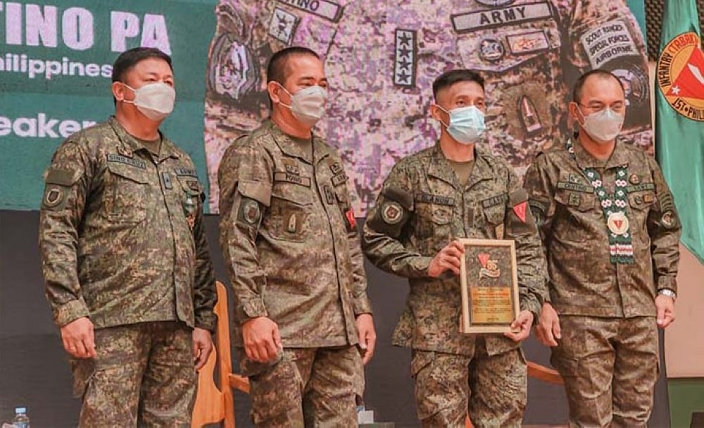 1ID awards Ex-NPA as Best Cafgu Active Auxiliary