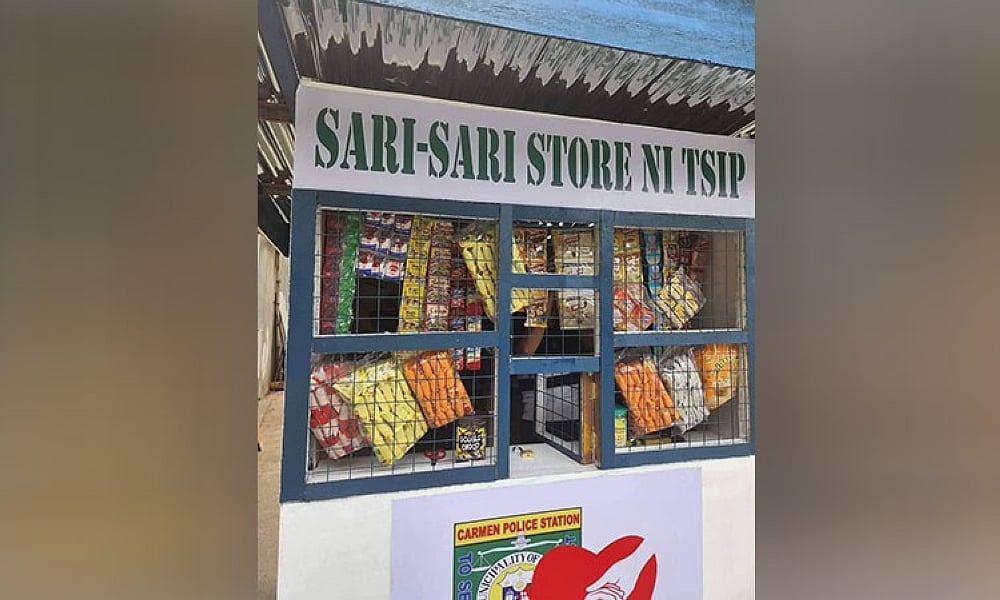 Carmen police turn over second sari-sari store to beneficiary