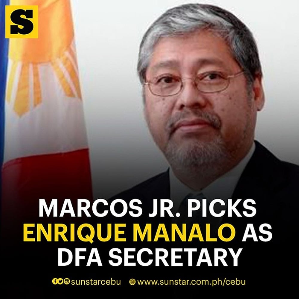 Enrique Manalo appointed as DFA secretary