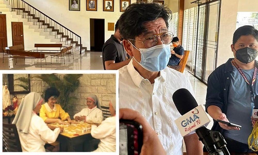 Nuns with Cory during Edsa slam 'malicious' movie trailer