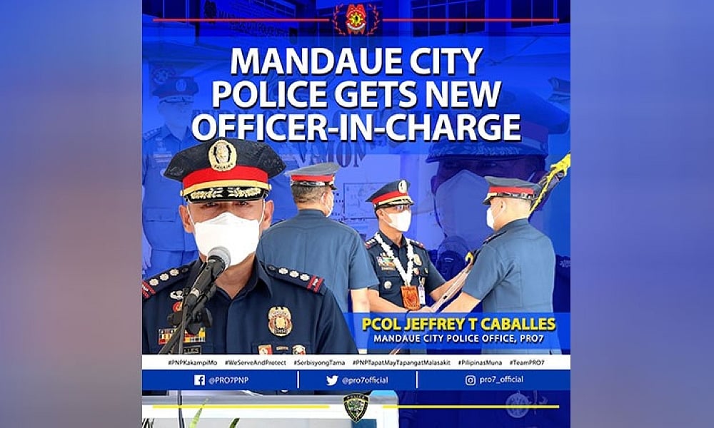 Mandaue City Police Office names new chief