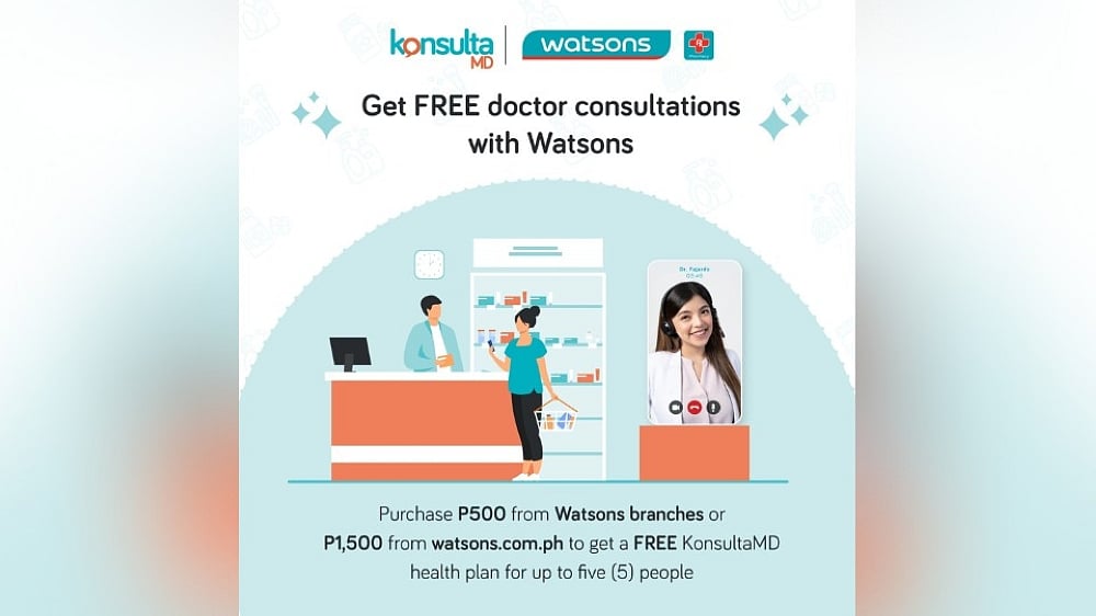 KonsultaMD and Watsons partner for free 24/7 quality consumer healthcare