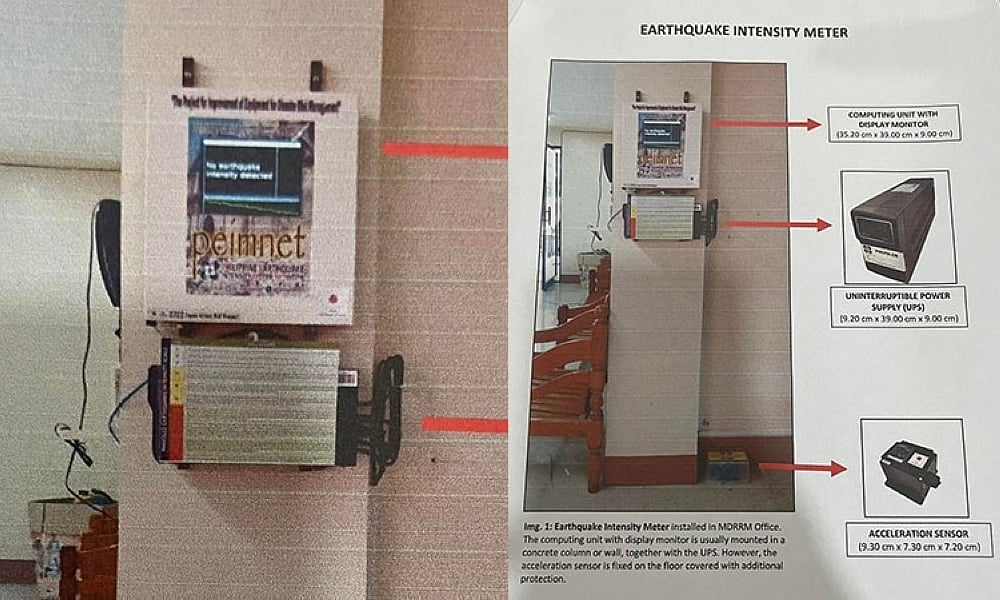 Earthquake intensity meter to be installed in Talisay City Hall