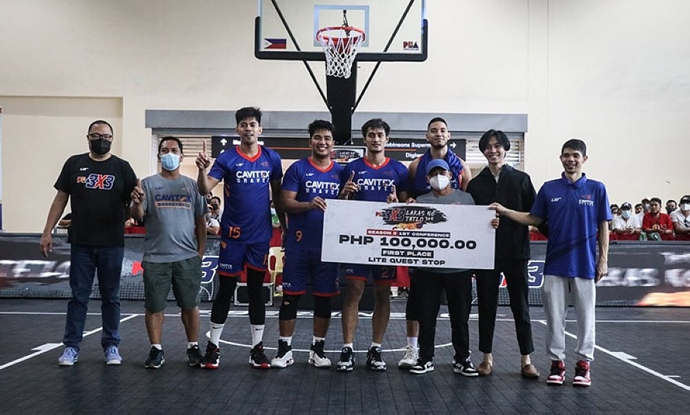 Cavitex scores upset wins en route to bagging Leg 2 title of PBA 3x3