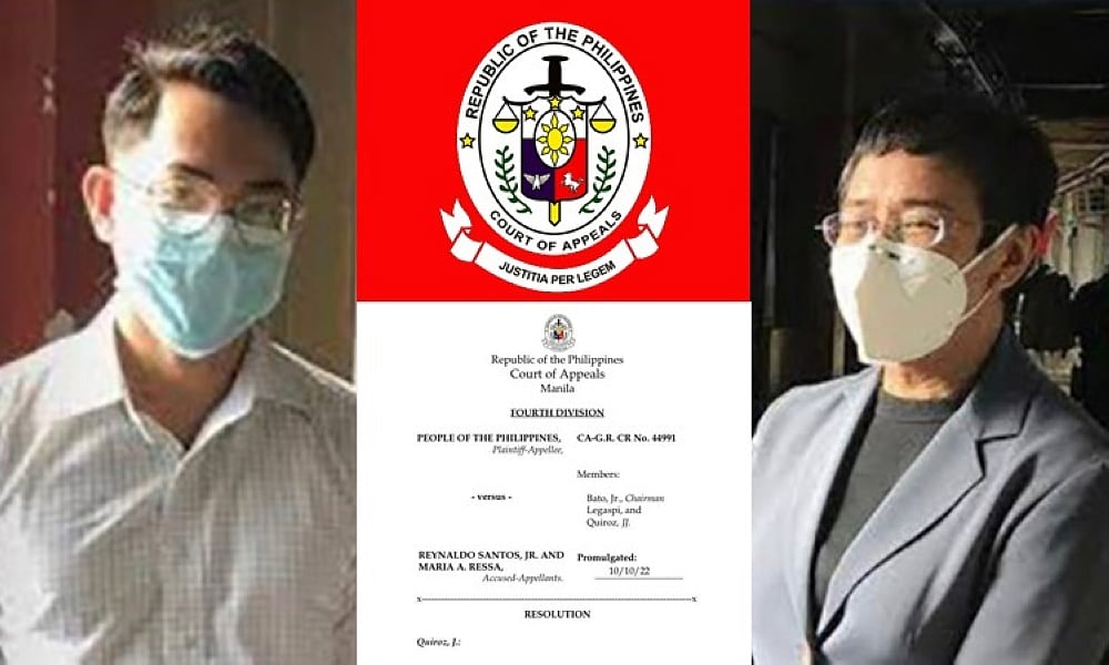 Court of Appeals rejects second plea of Rappler journalists, affirms ...