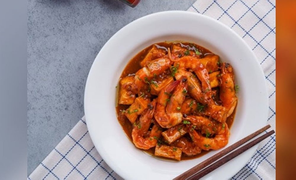 Super Busog: Sweet and Spicy Shrimp Tofu