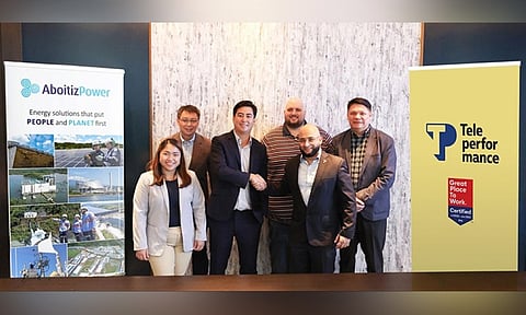 AboitizPower, Teleperformance sign Clearnergy deal