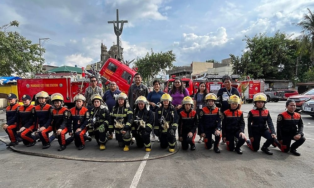 Cebu City unveils 1st all-women fire brigade