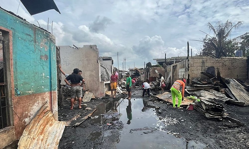 500 homeless after Mambaling fire make classrooms their home