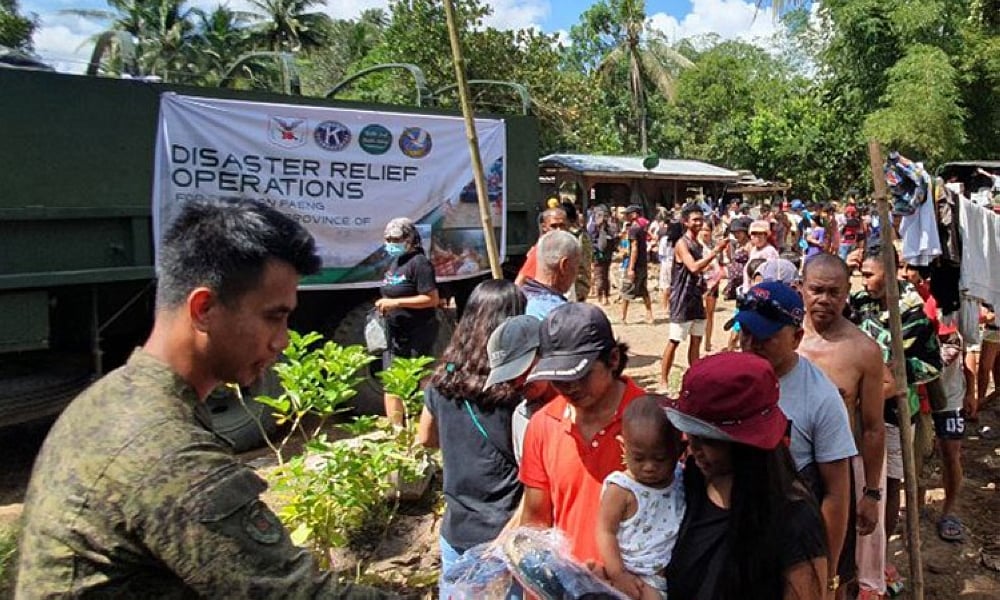 Troops continue relief operations in Central Mindanao