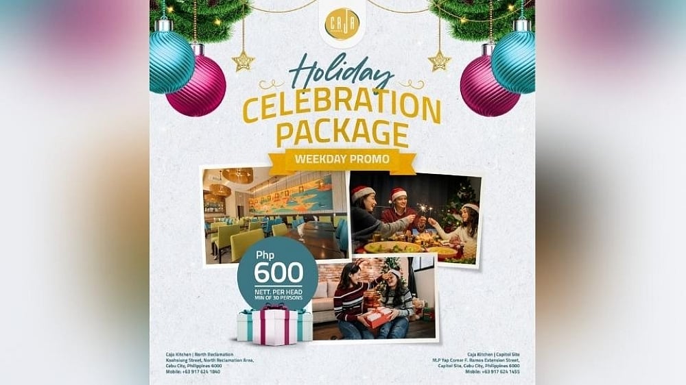 Caja Kitchen is ready for your Christmas gatherings!