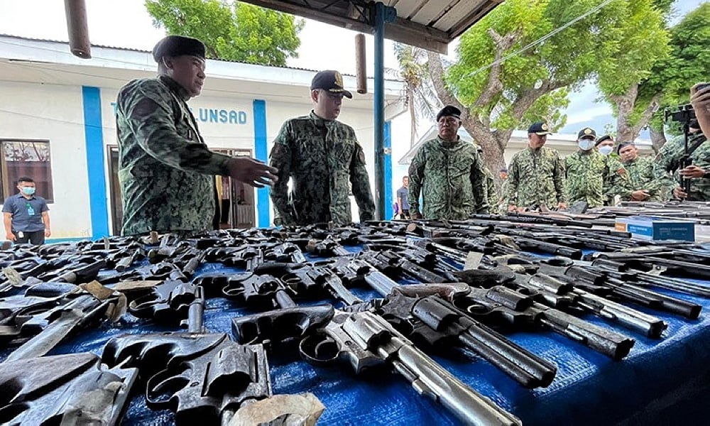 93 ka mga armas nabawi sa RMFB 7