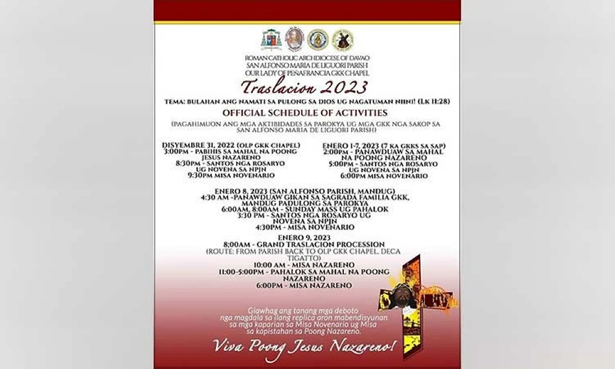 Kalihukan sa pista sa Nazareno hikyad na Kalihukan sa pista sa Nazareno hikyad na