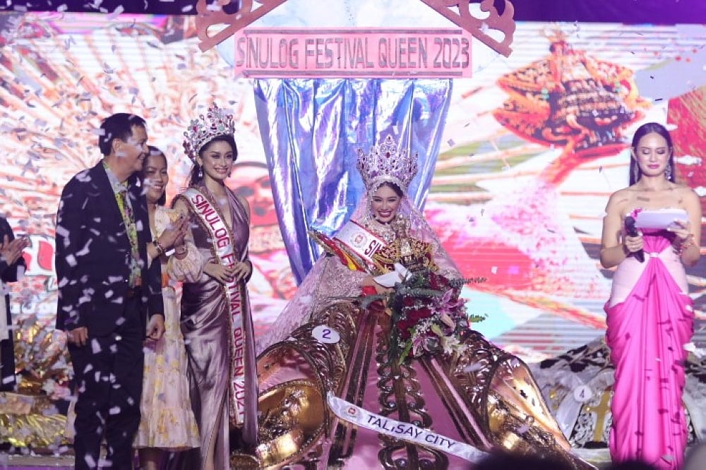 Talisay City beaut crowned Sinulog Festival Queen 2023