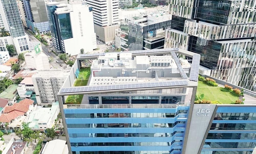 JEG Tower gets 37kWp rooftop solar panel