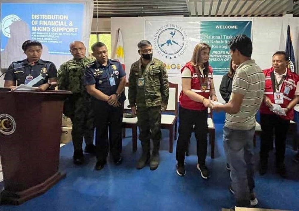 47 ex-private armed group members get financial aid