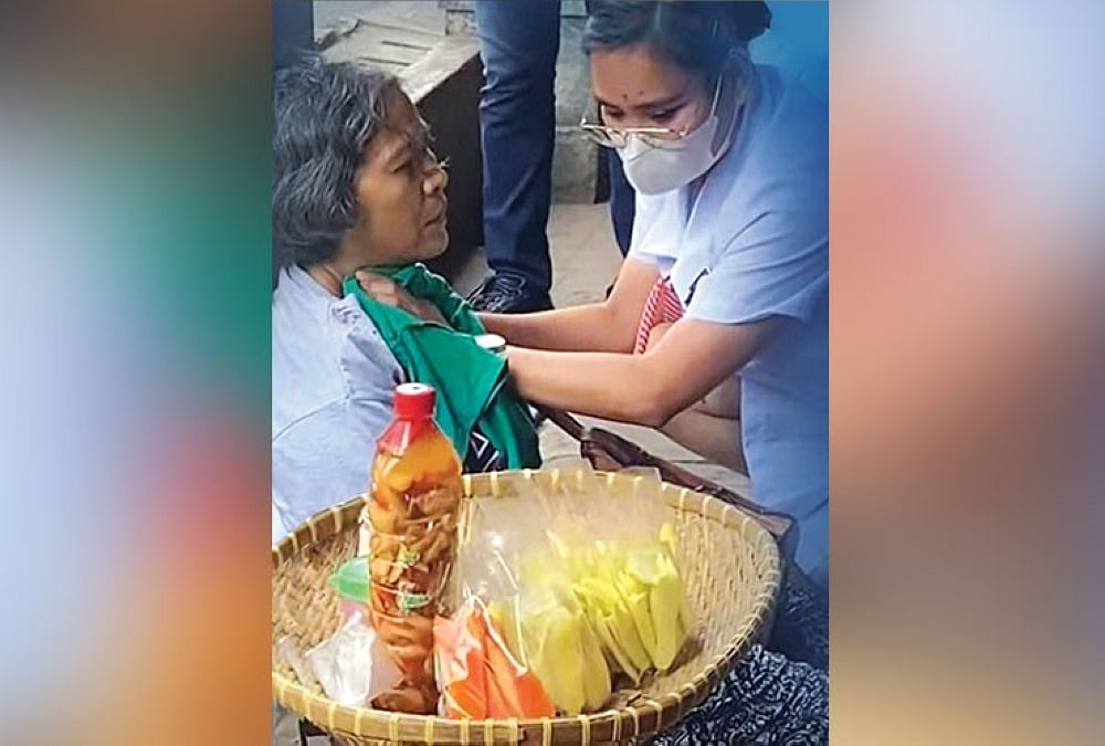 Mango seller saved from death, thanks to her 'Angyl'