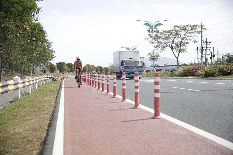 CDC completes P21.9M Clark bike lane project