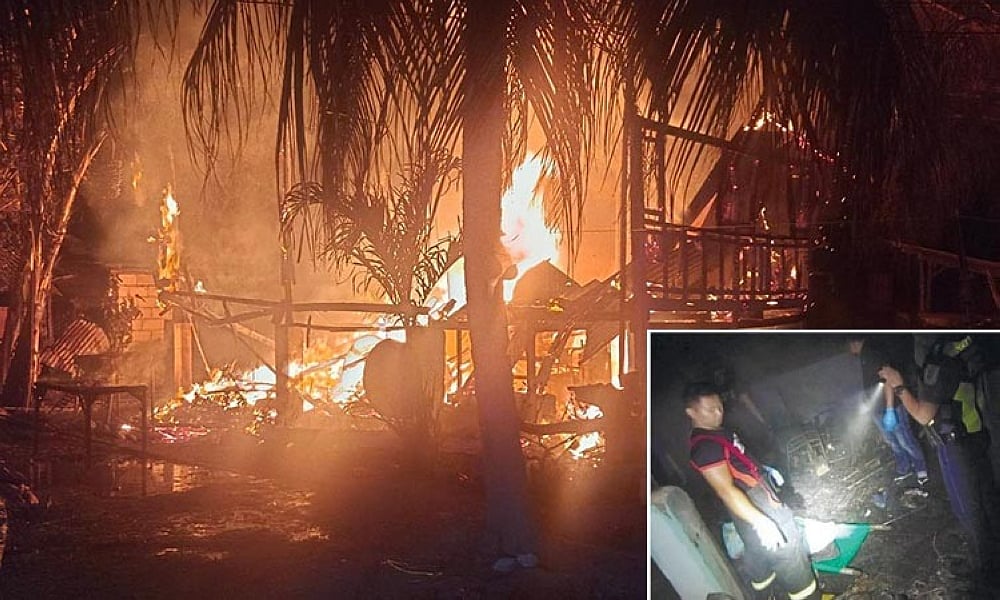 Katol gibasol sa sunog; 1 namatay