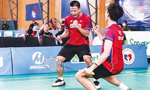 Padiz-Villabrille tandem rules 2023 PH Badminton Open men's doubles