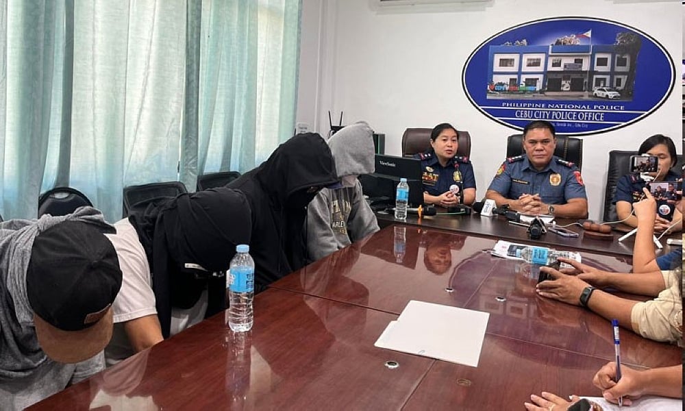 Hazing suspects mitahan